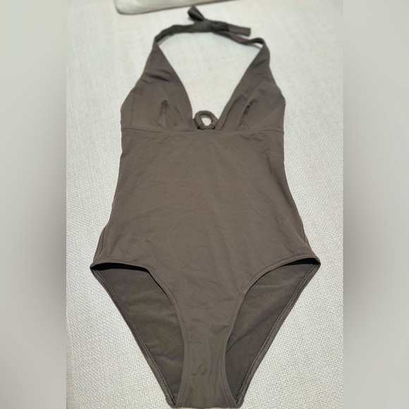 Eres | Swim | Eres One Piece Olive Swim Suit | Poshmark